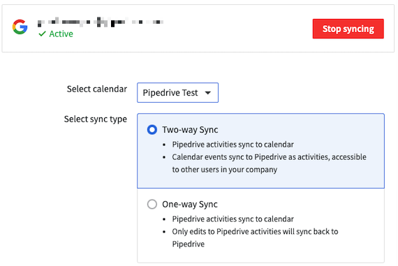 Calendar sync - Knowledge Base | Pipedrive